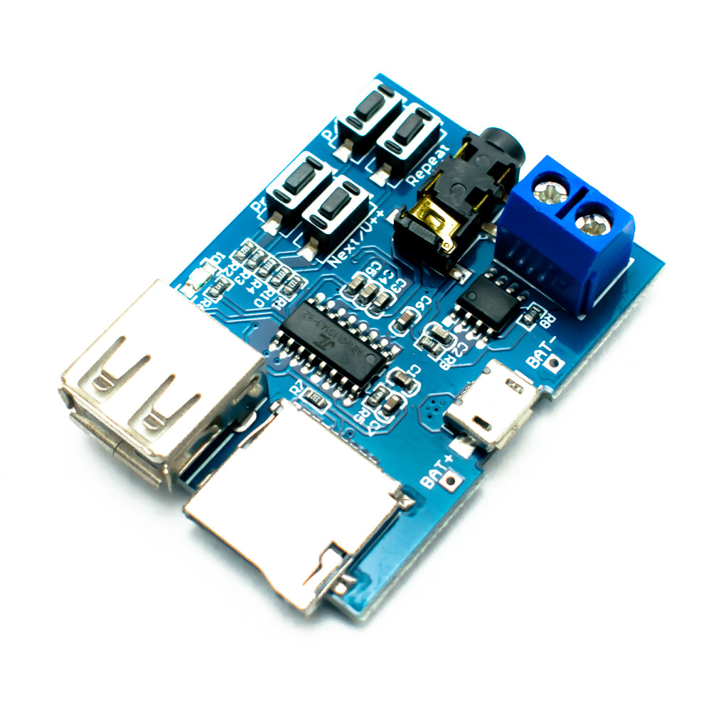 Buy Tf Card U Disk Mp3 Format Decoder Board Module Audio Player At