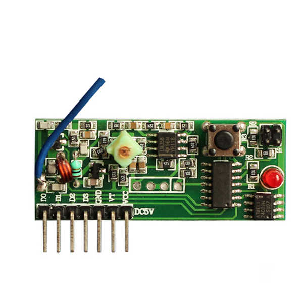 433MHZ IC2262 Learning code Super Regenerative decoding rf receiver mo