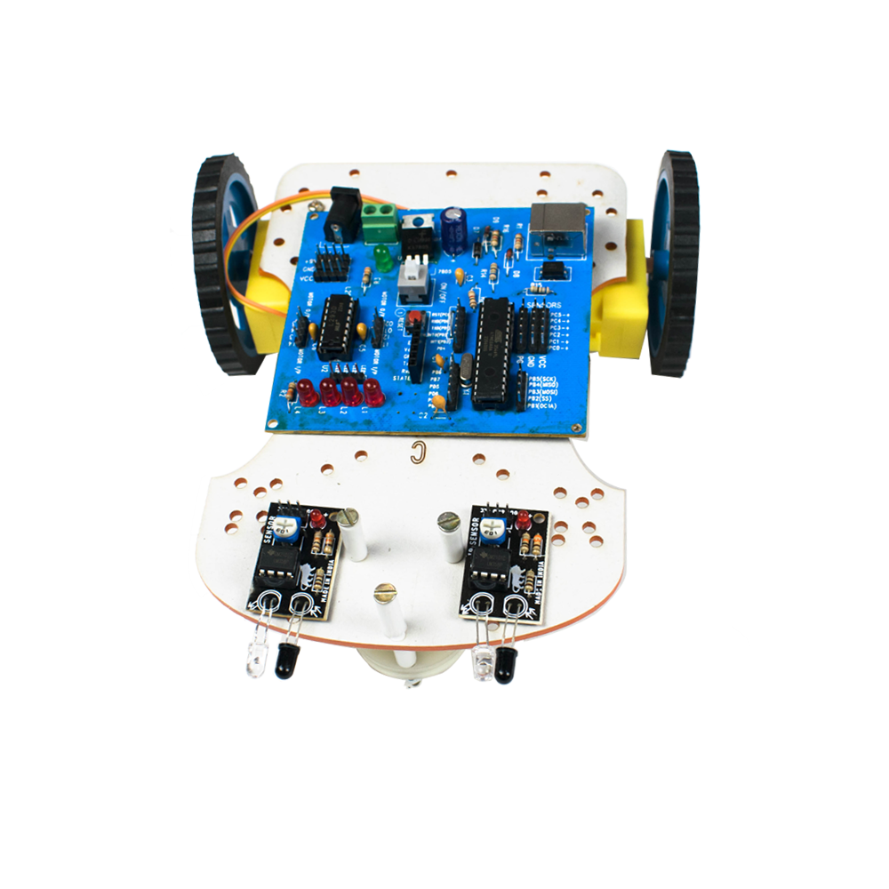 Buy DIY Programmable IR Line Following Robotic Car SMART Kit at HNHcart.com