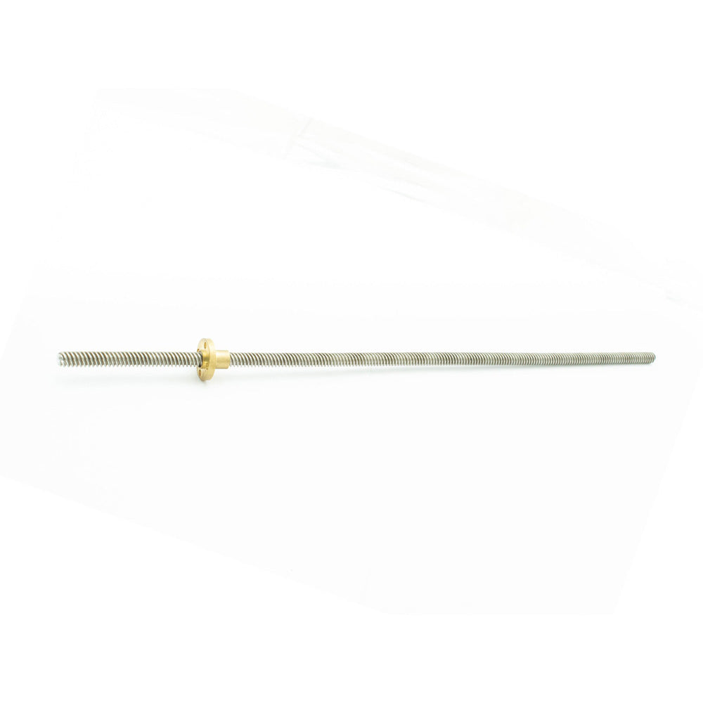 Buy 3D Printer Trapezoidal Screw Threaded Rod 400mm with Brass Nut at ...