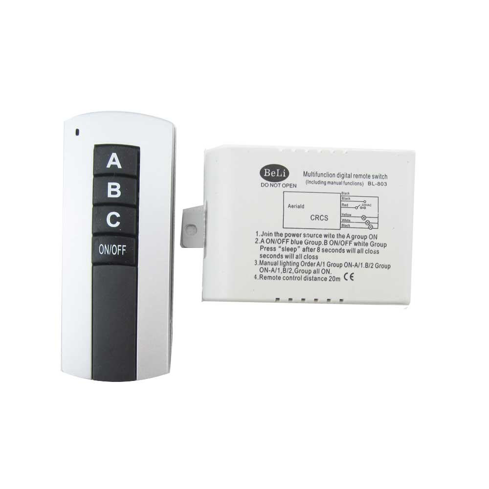 Buy 3 Channel wireless Digital Remote Control at HNHCart.com