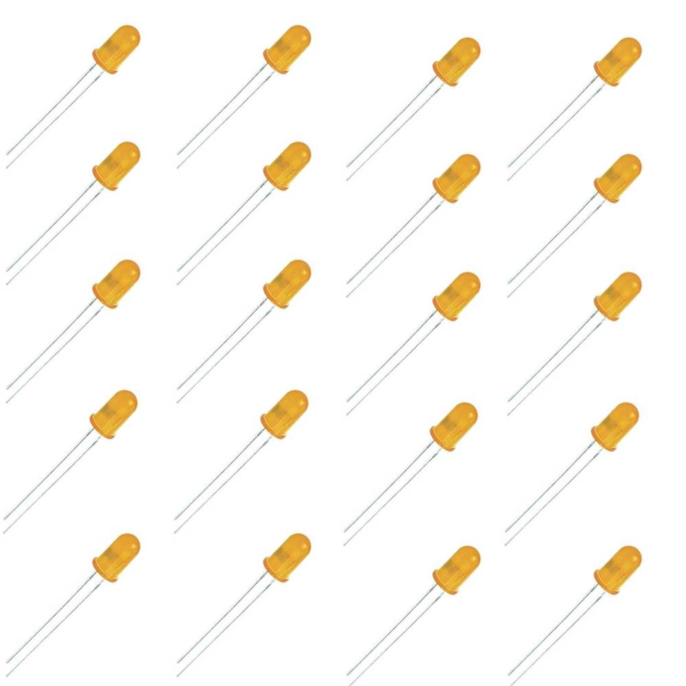 Buy Yellow LED 5mm (Pack of 25) at HNHCart.com