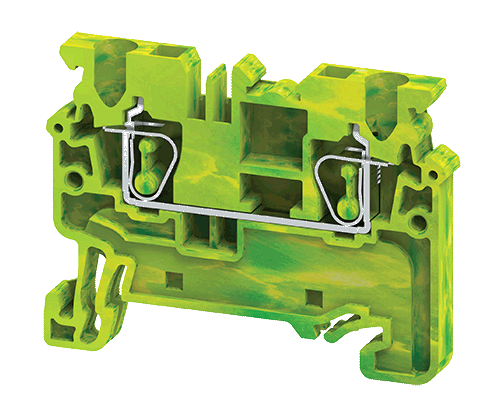 Buy Connectwell CXG2.5 2.5 sq.mm Spring Clamp Grounding Terminal Block ...