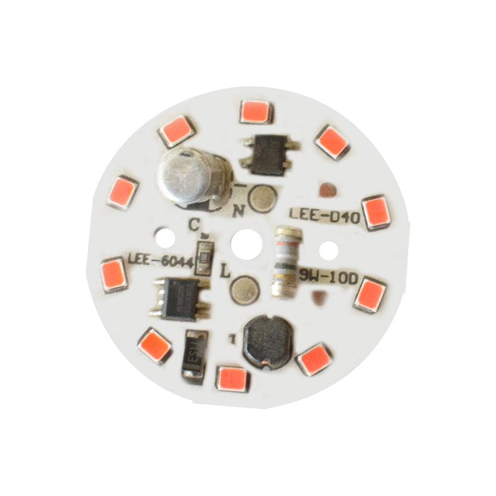 Buy 9W 220VAC Red 40mm DOB LED (Pack of 5) at HNHCart.com