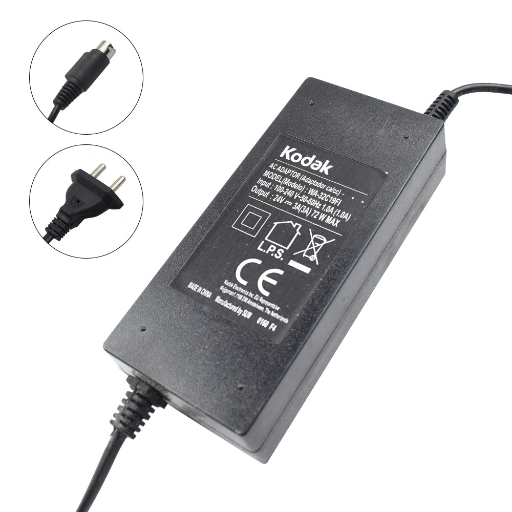 24V 3A 3-Pin Compatible Power Supply Adapter