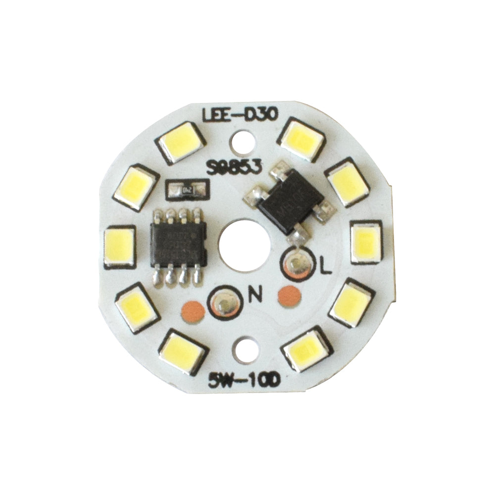 Buy 5W 220VAC White 30mm DOB LED (Pack of 15) at HNHCart.com