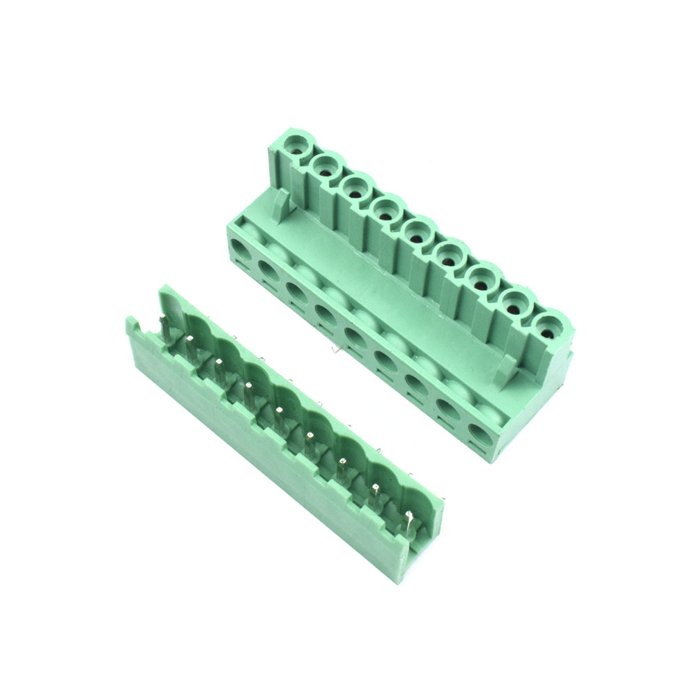 Buy 9 Pin Male and Female Pluggable Terminal Connector Right Angle ...