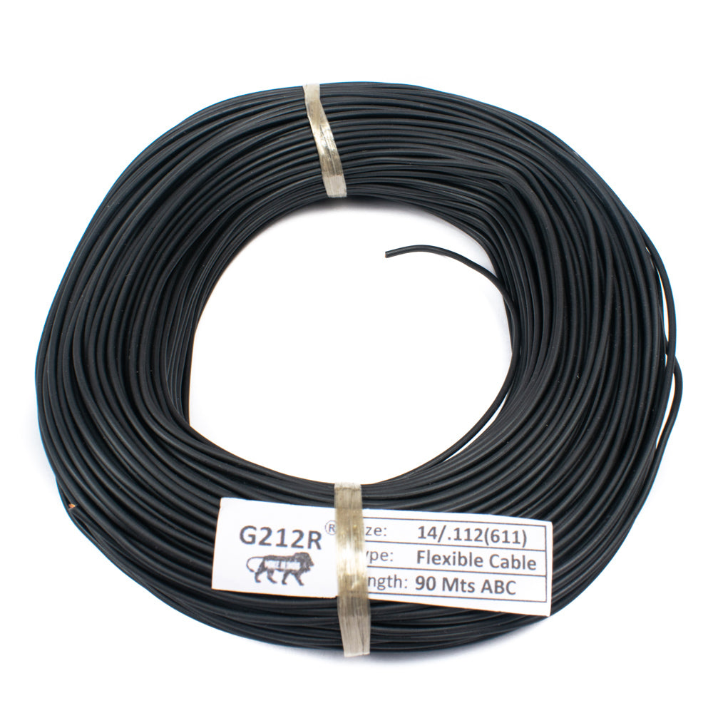 Buy 25 AWG Multi Strand Wire - 14/0.112mm (Black) 90 Meter at HNHCart