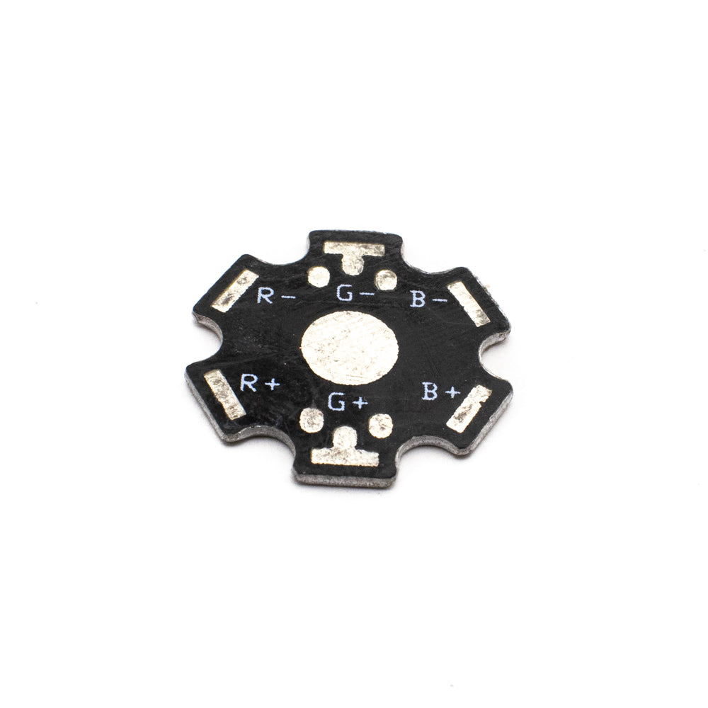 3W High Power Single RGB LED Aluminum Base Plate | Hnhcart .com