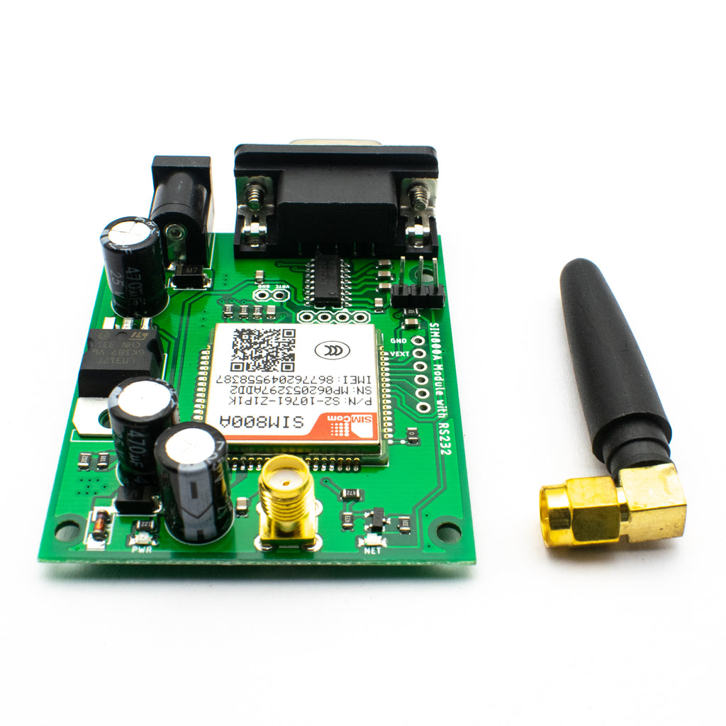 Buy SIM800A GSM GPRS Module with RS232 Interface and SMA Antenna from ...