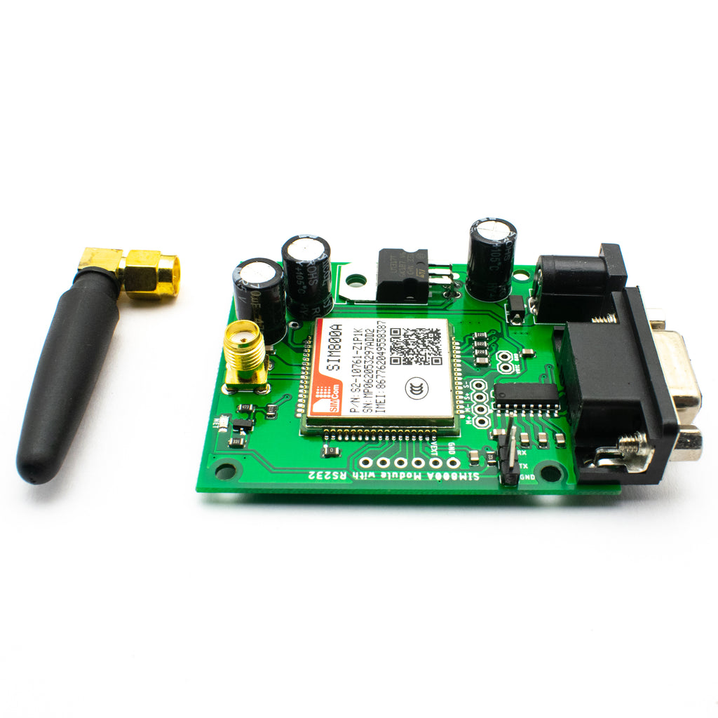 Buy SIM800A GSM GPRS Module with RS232 Interface and SMA Antenna from ...