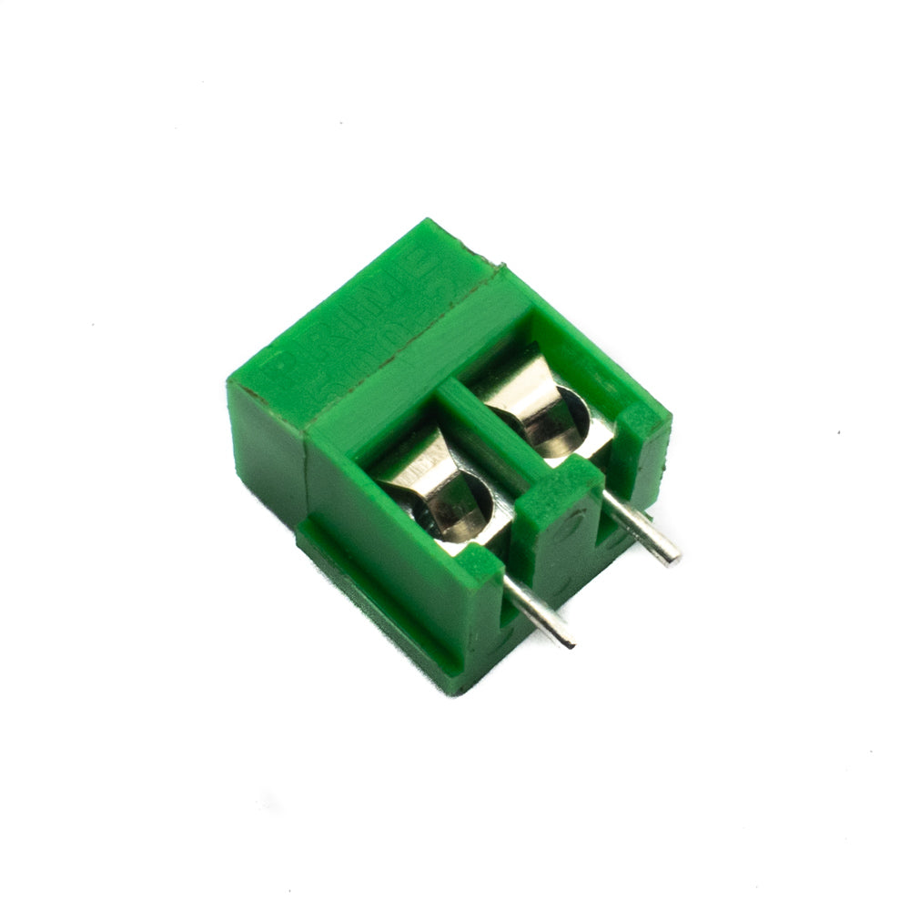 Buy 2 Pin PCB Terminal Block 5mm Pitch (Prime 500-2) 12.8x10x9.4mm at ...