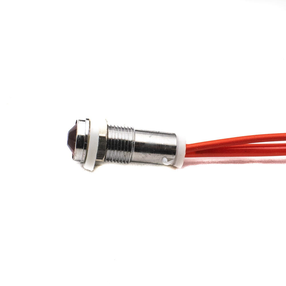 Buy 10mm AC Red Power Indicator Light with Wire and Metal Body at ...