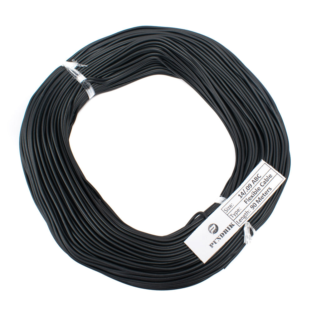 Buy 27 AWG Multi Strand Wire - 14/0.09 (Black) 90 Meter at HNHCart.com