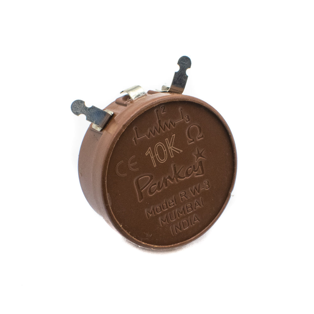 Buy Pankaj Single Turn Wire Wound Potentiometer 10K ohm RW-3 with 25mm ...