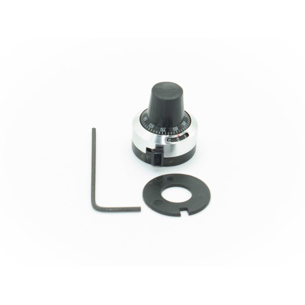 Buy Multi-Turn Indicating Dial Potentiometer Knob for 6.35mm Shaft ...